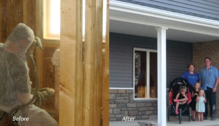 Spray Foam Insulation - Kremer Family Home (OH) - Gaco™ : Gaco™